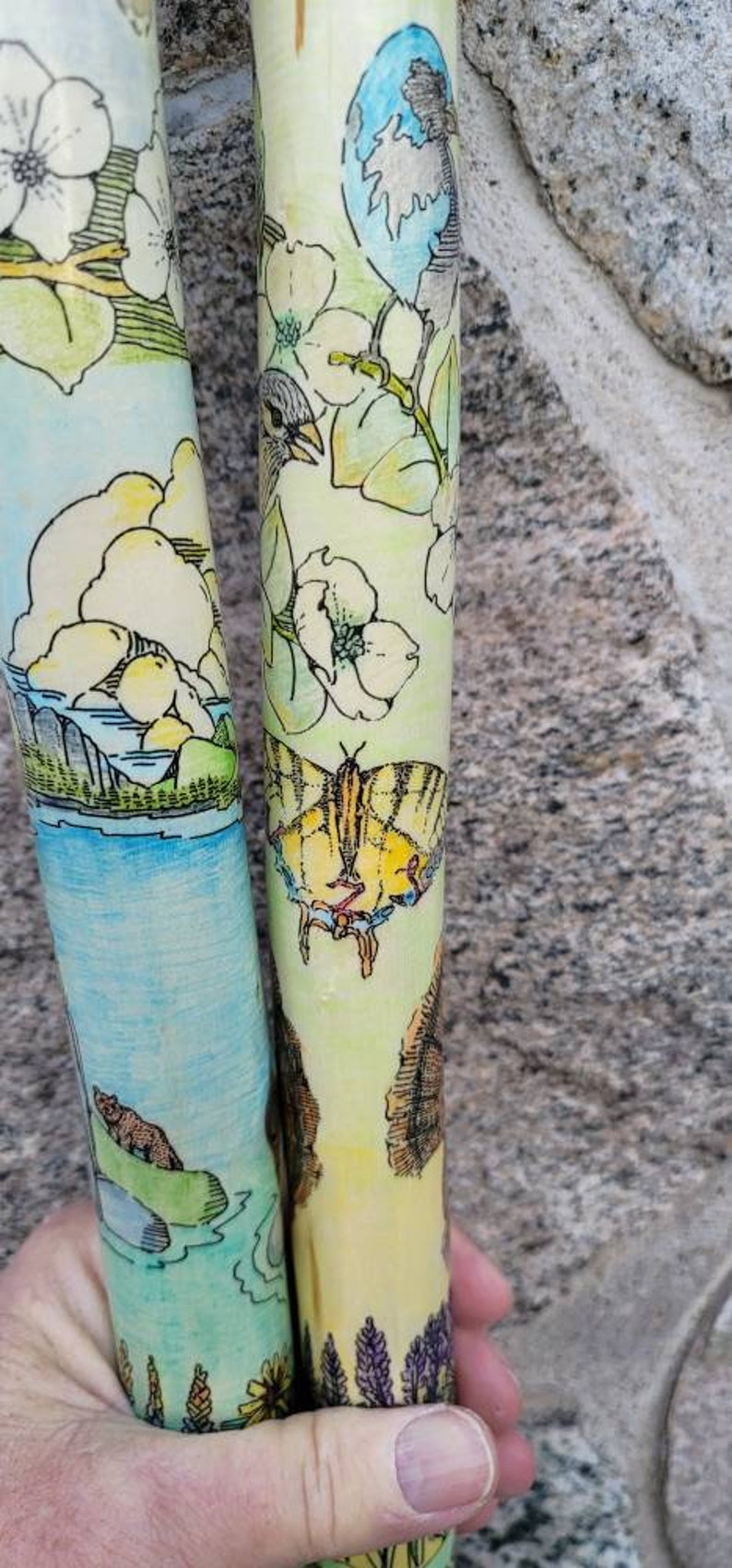 Two Together Walking Sticks | Etsy