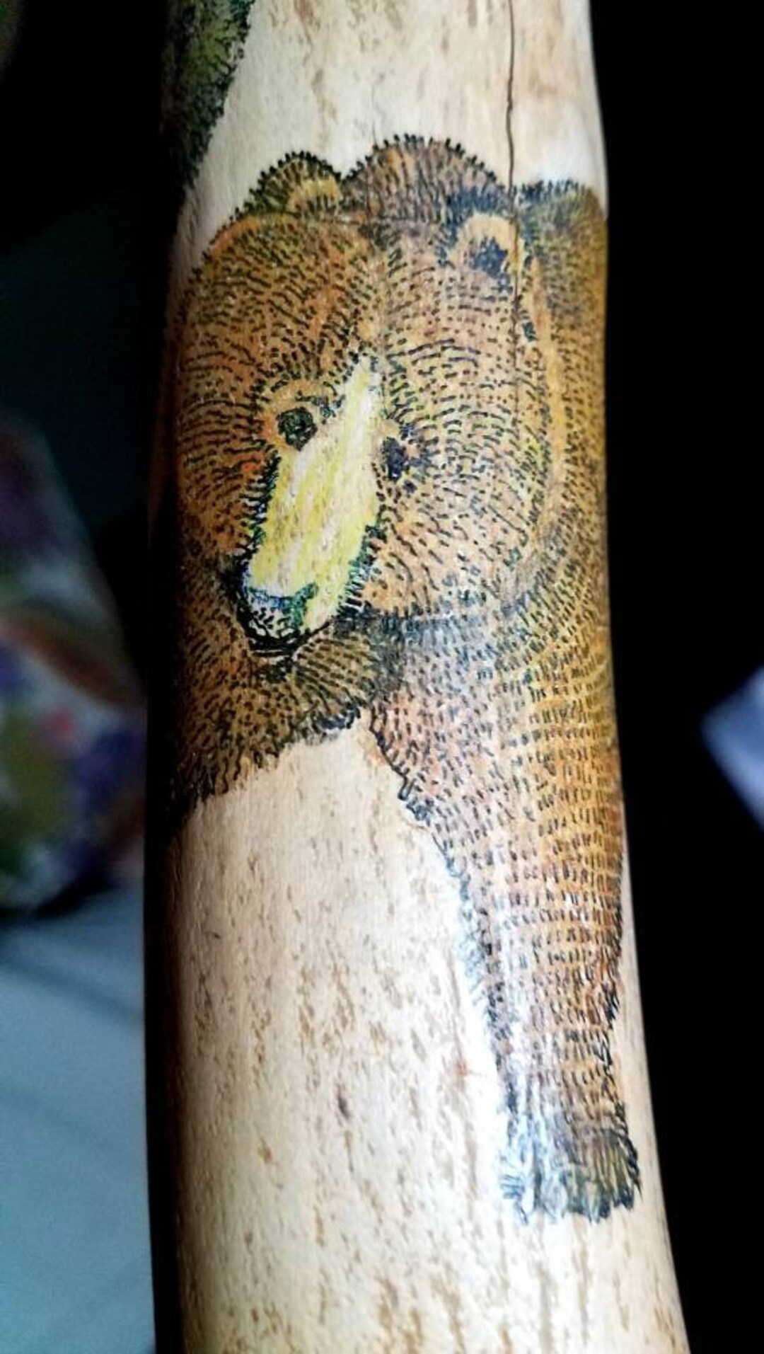 The Bears Hiking Stick - Etsy