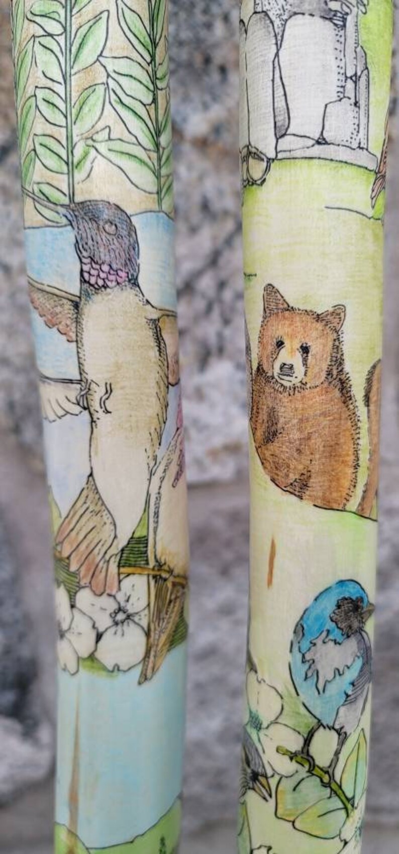 Two Together Walking Sticks | Etsy