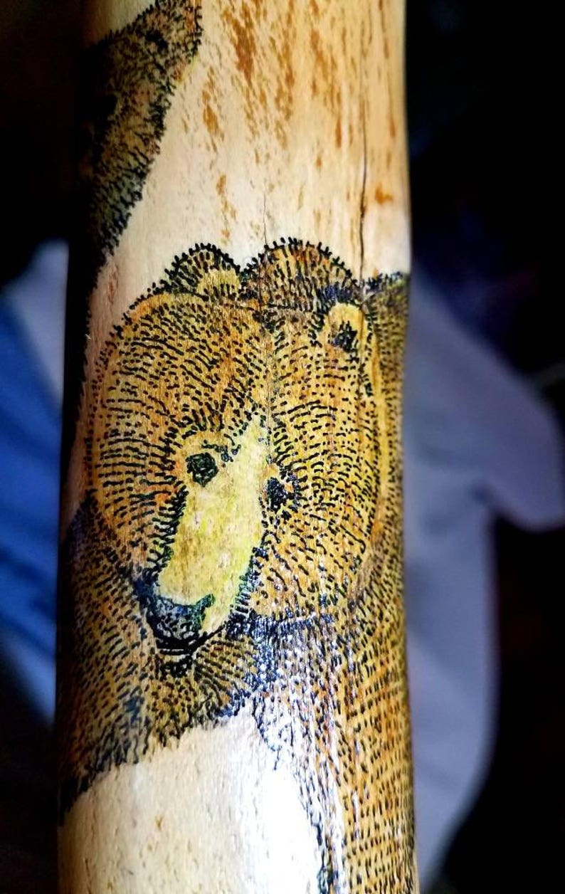 The Bears Hiking Stick | Etsy