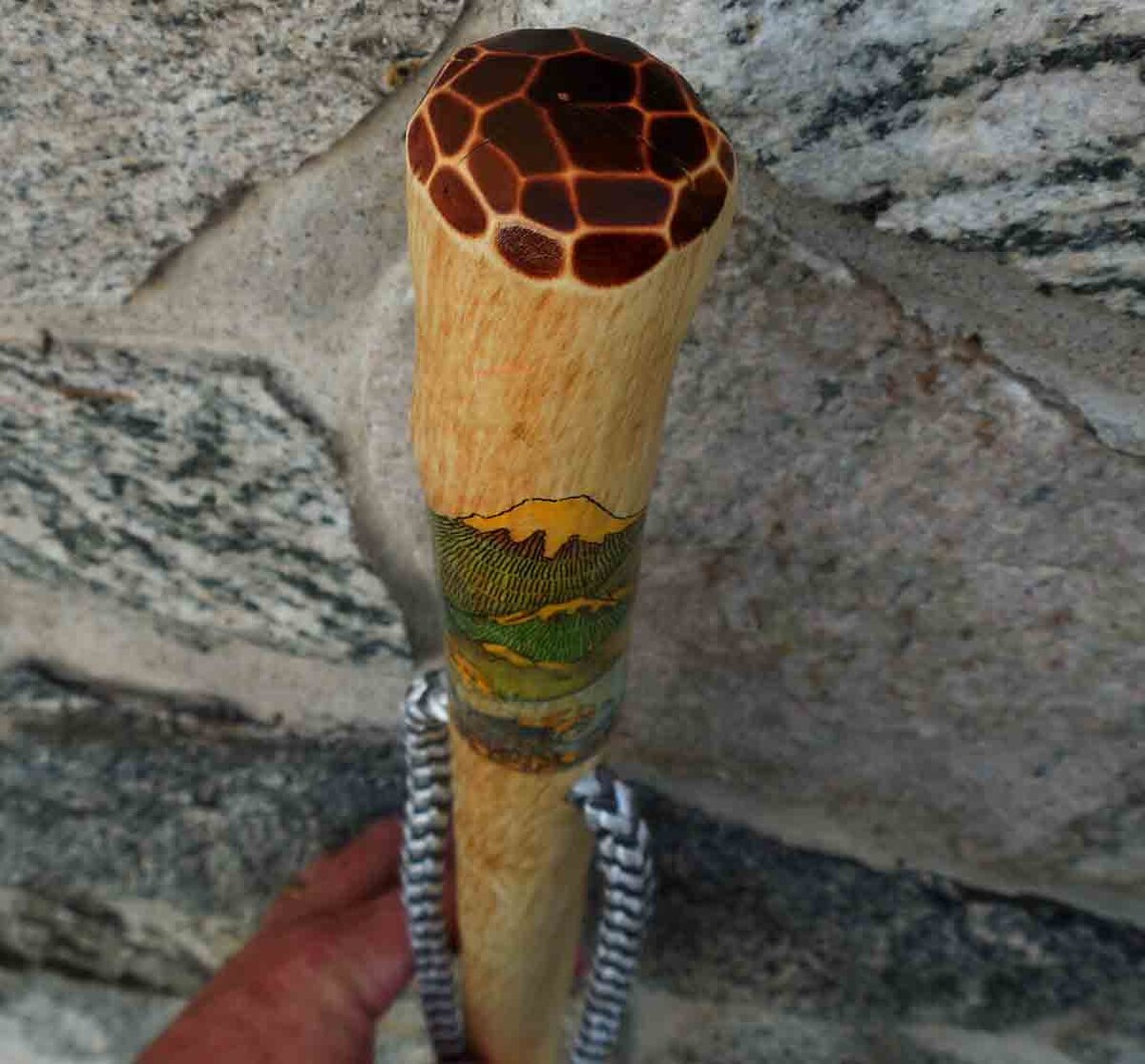 Mt Fuji Walking Stick - Etsy