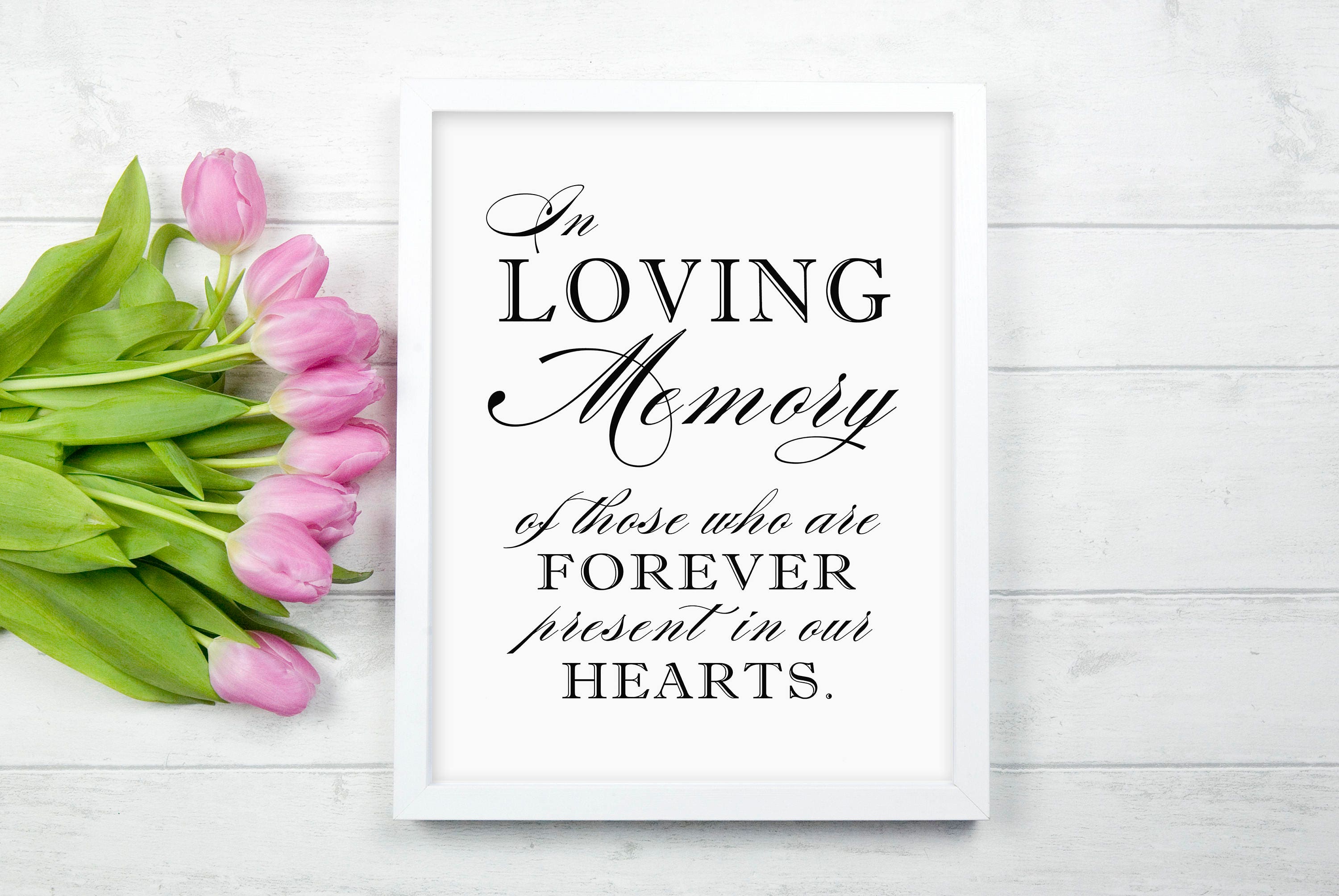 PRINTABLE In Loving Memory of Those Forever Present In Our | Etsy