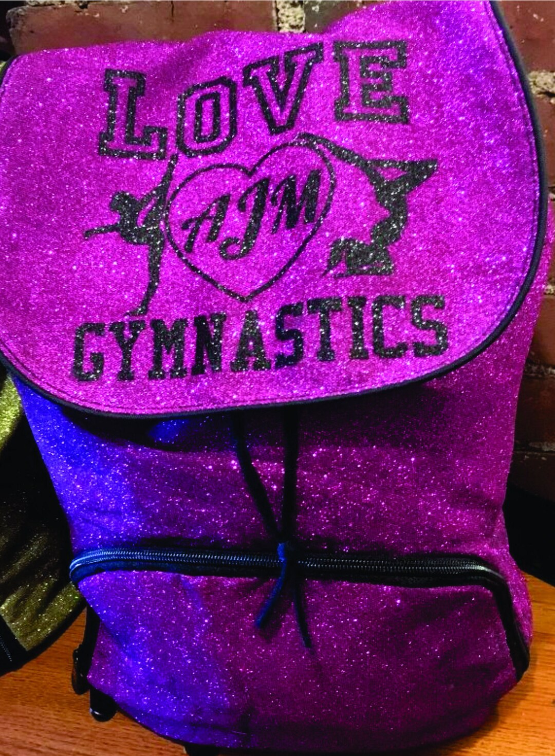 Hot Pink GLITTER Backpack Top Flap Style Only Available in HOT PINK - Etsy