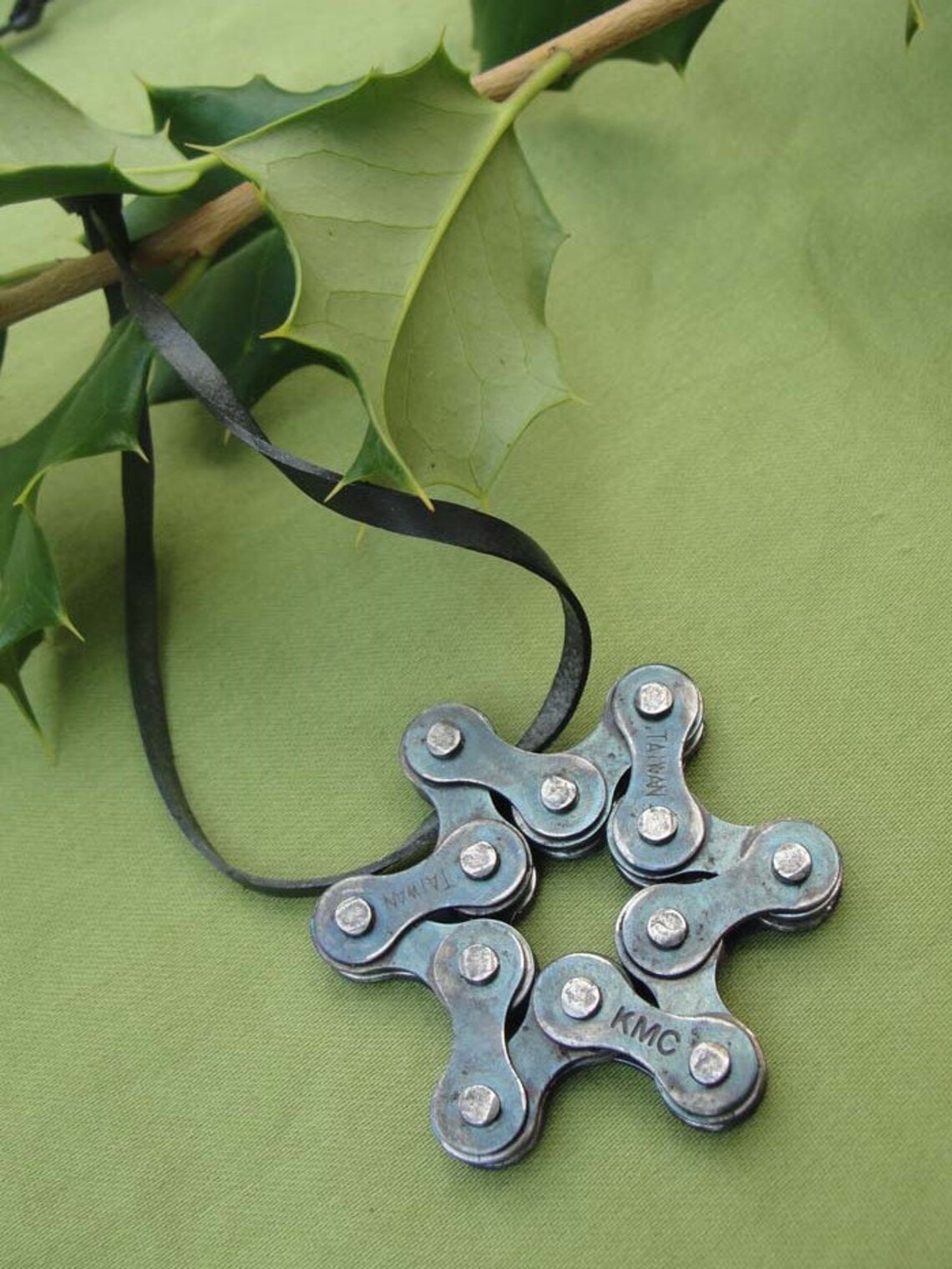 Bicycle Chain Ornament: Snowflake or Star of David - Etsy