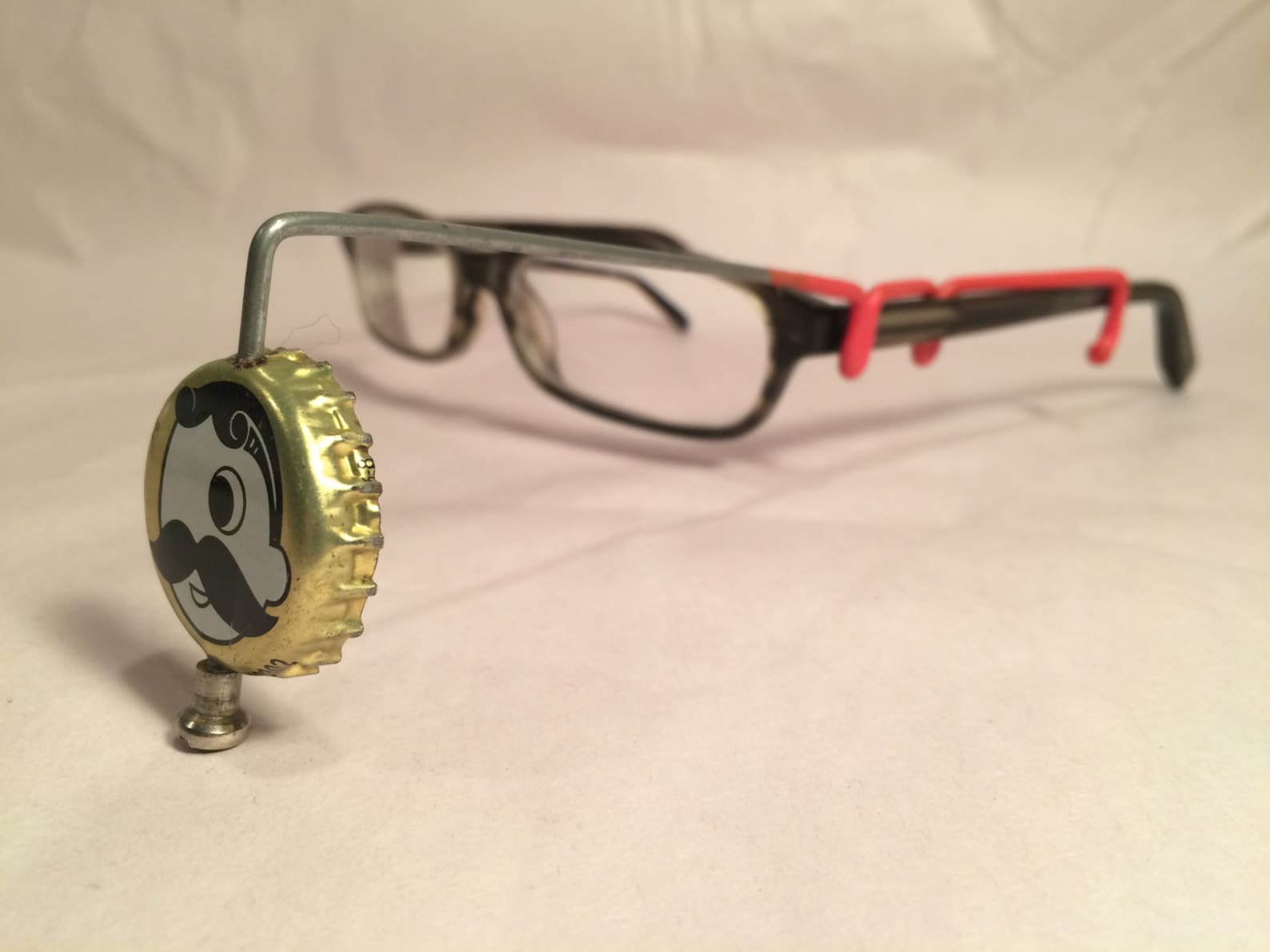 Beer View Mirror (MD/DE): Bicycling Mirror Made With Bottle Cap, Spoke ...