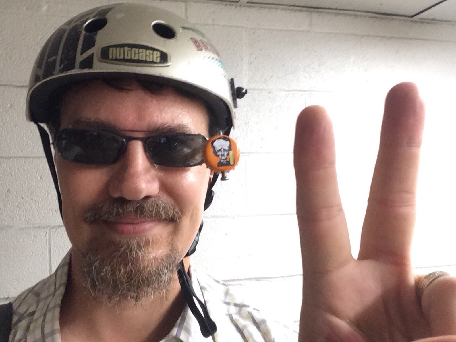 Beer View Mirror (MD/DE): Bicycling Mirror Made With Bottle Cap, Spoke ...