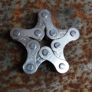 Bicycle Chain Magnet: 5-point Star - Etsy