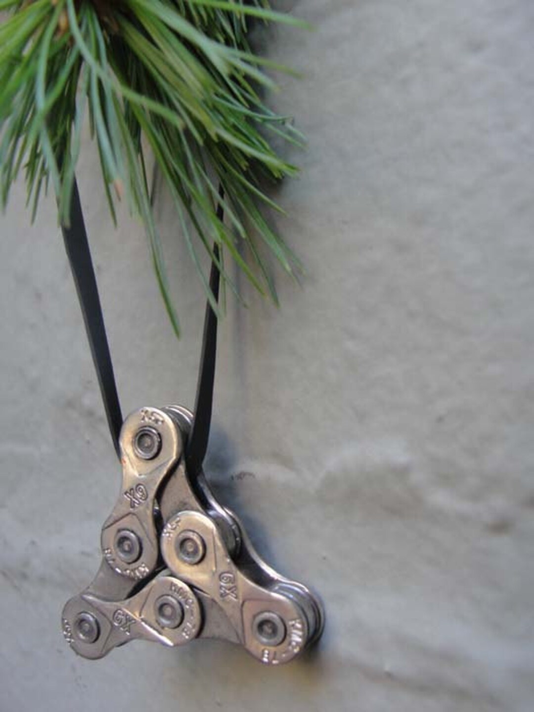 Bicycle Chain Ornament: Triangle - Etsy