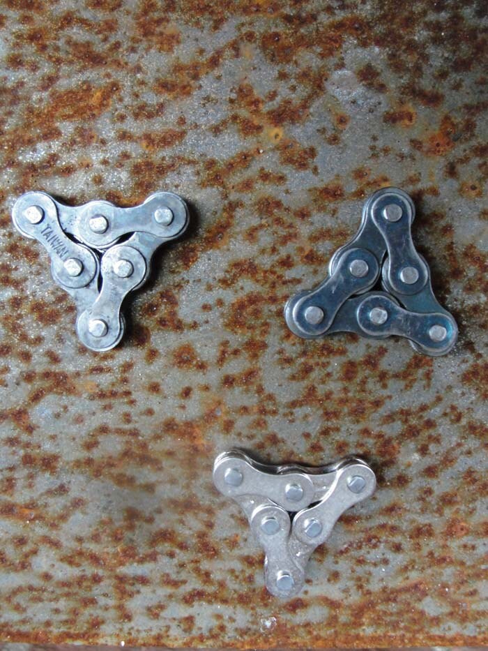 Bicycle Chain Magnet: Triangle - Etsy