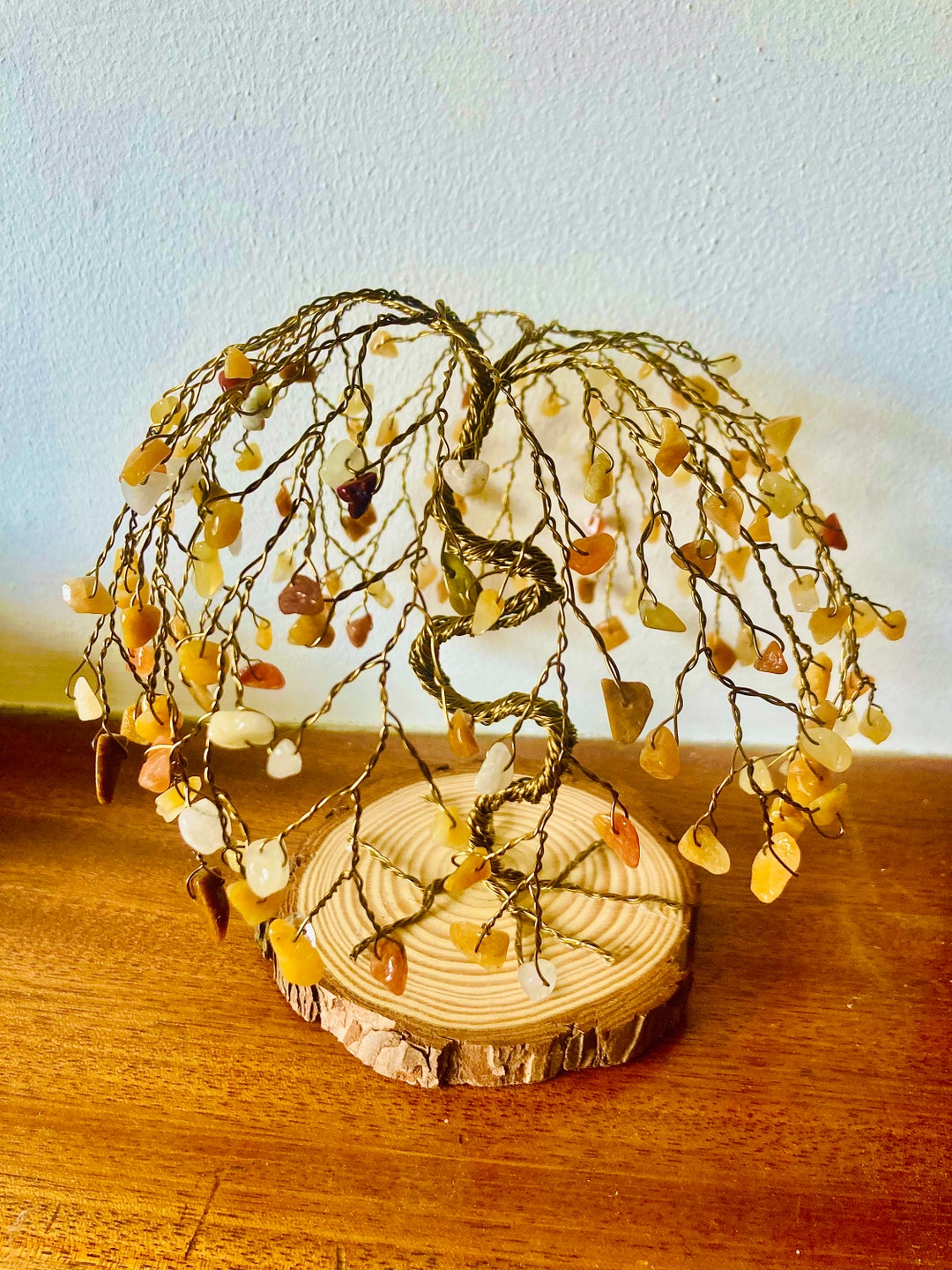 Jade Crystal Tree Sculpture - Etsy