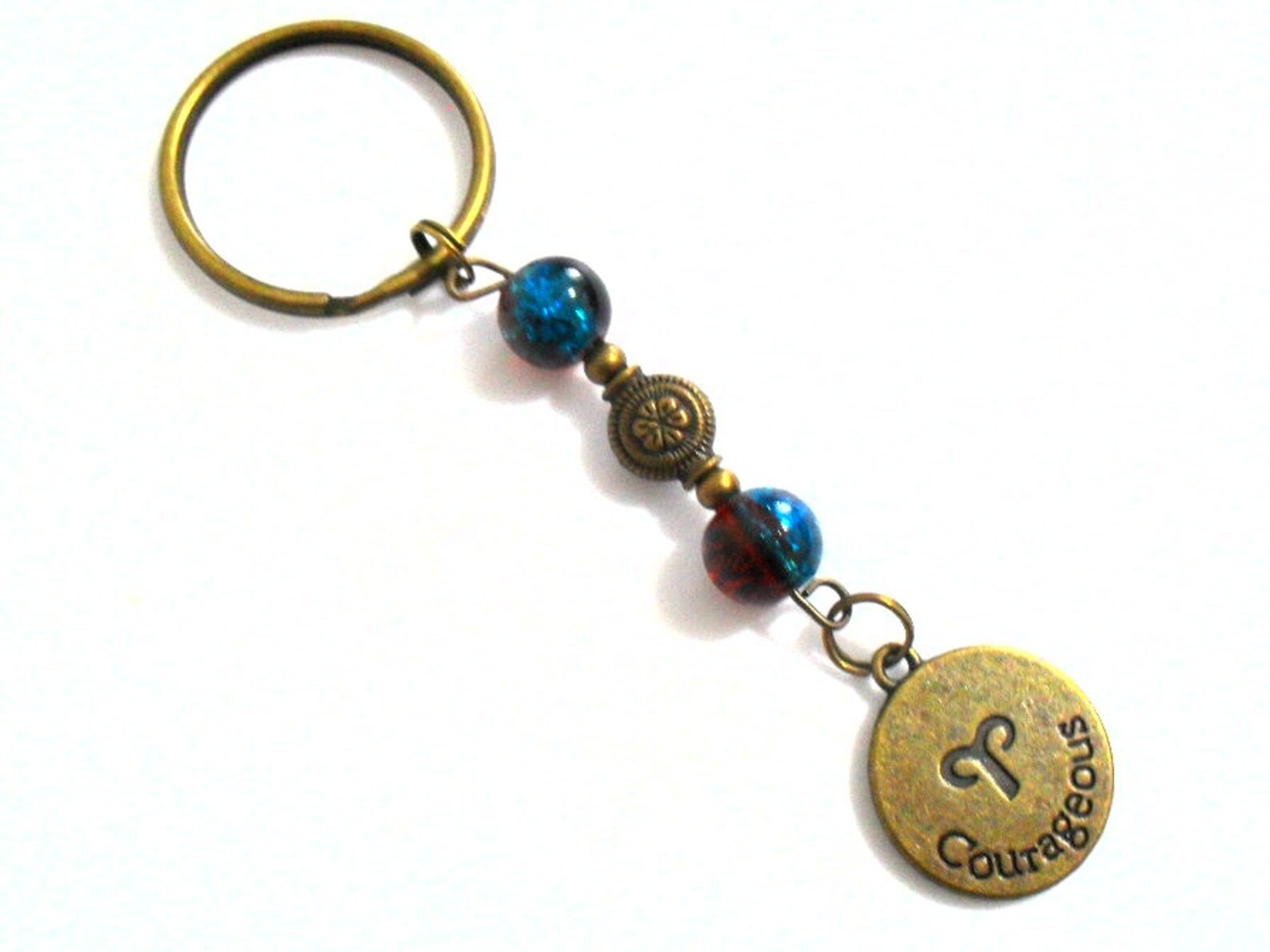 Horoscope Keychains Astrology Beaded Key Chains Zodiac - Etsy