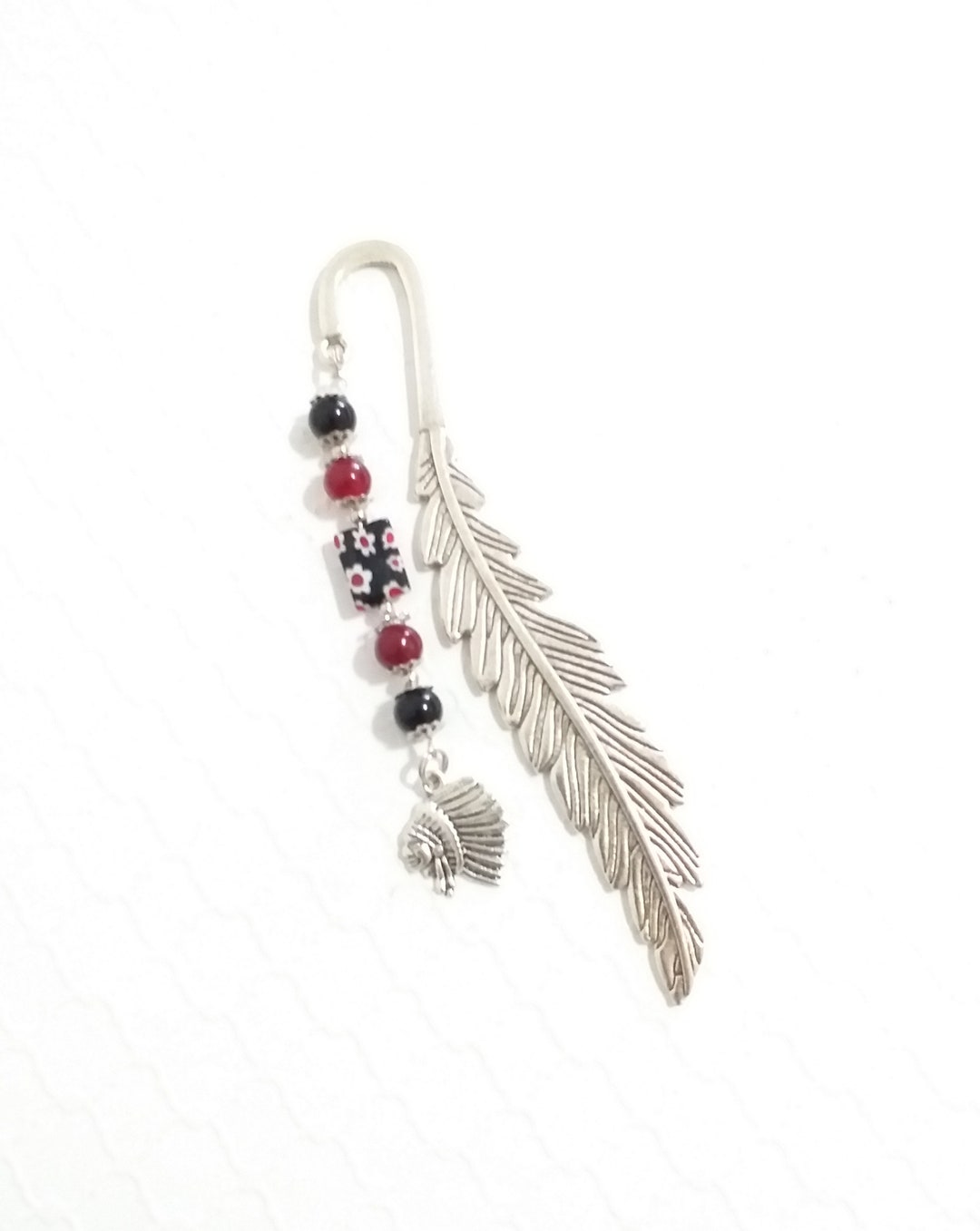 Native Beaded Bookmark Indigenous Metal Bookmark Native Book - Etsy