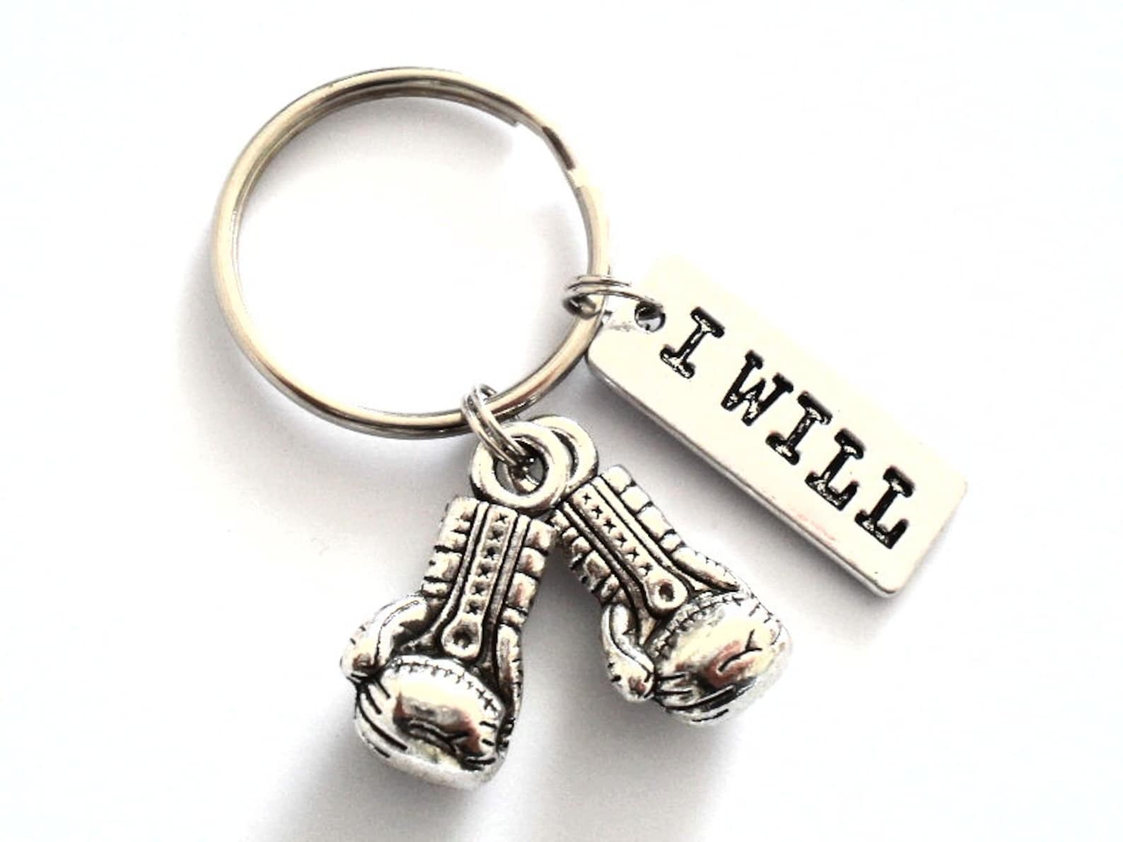 Boxing Keychain, Boxers Gloves Mitts Charms Key Chain, Car Jewelry ...