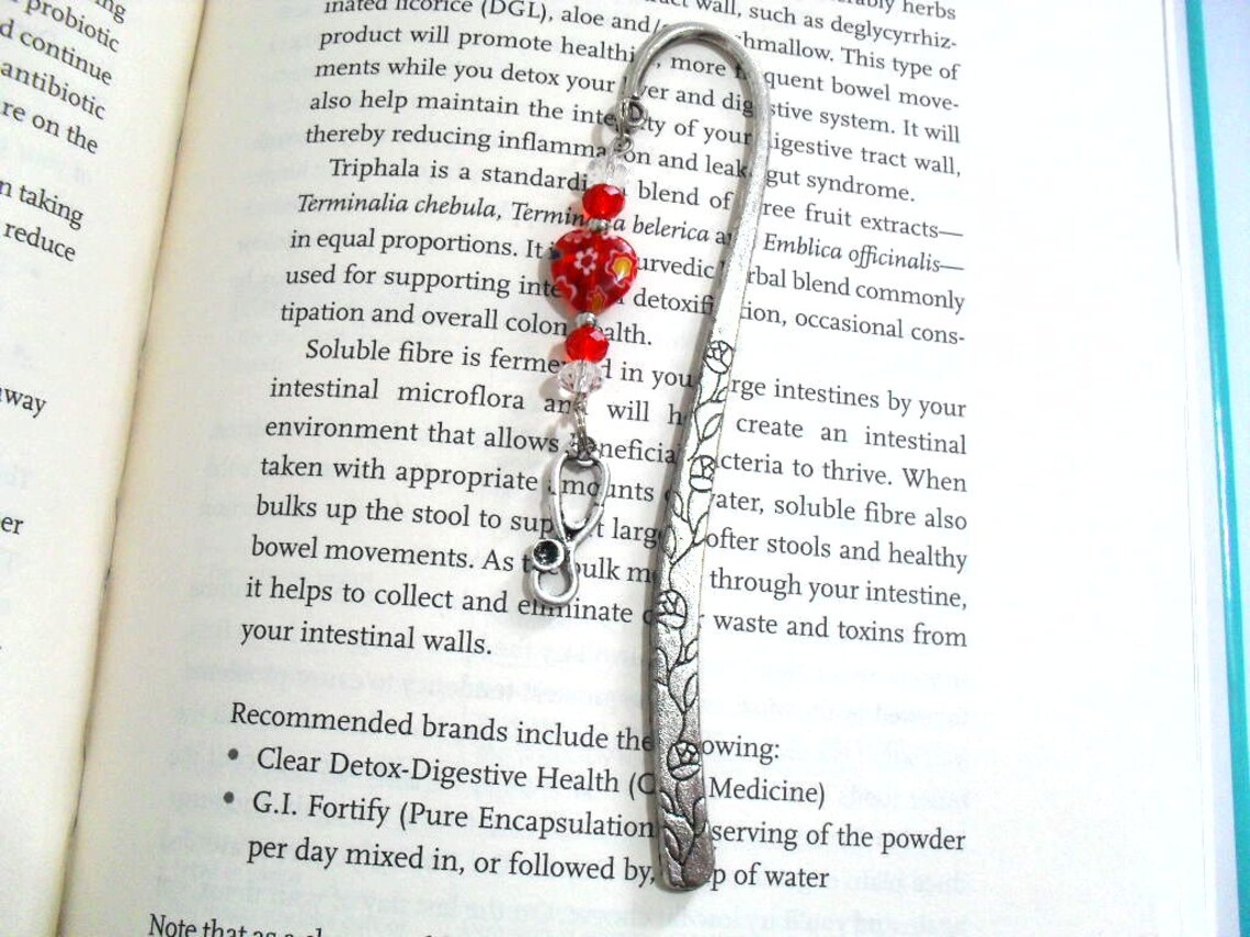 Nurse Metal Bookmark Nurse Gifts Doctor Beaded Bookmark - Etsy