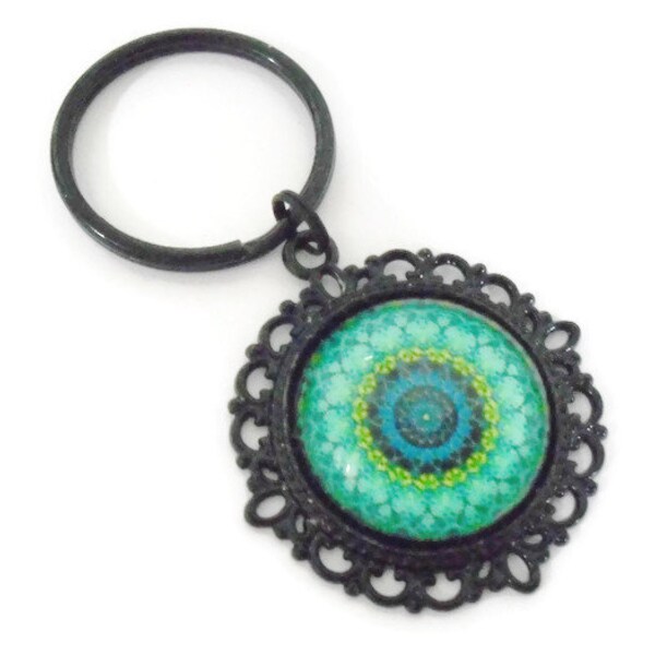 Mandala Key Chain - Etsy