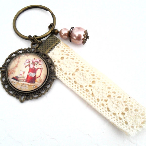 Lace Keychain - Etsy