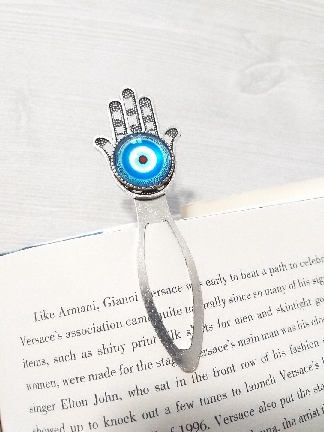 Evil Eye Bookmark Paper Book Clip, Positive Energy Paperclip, Safety ...