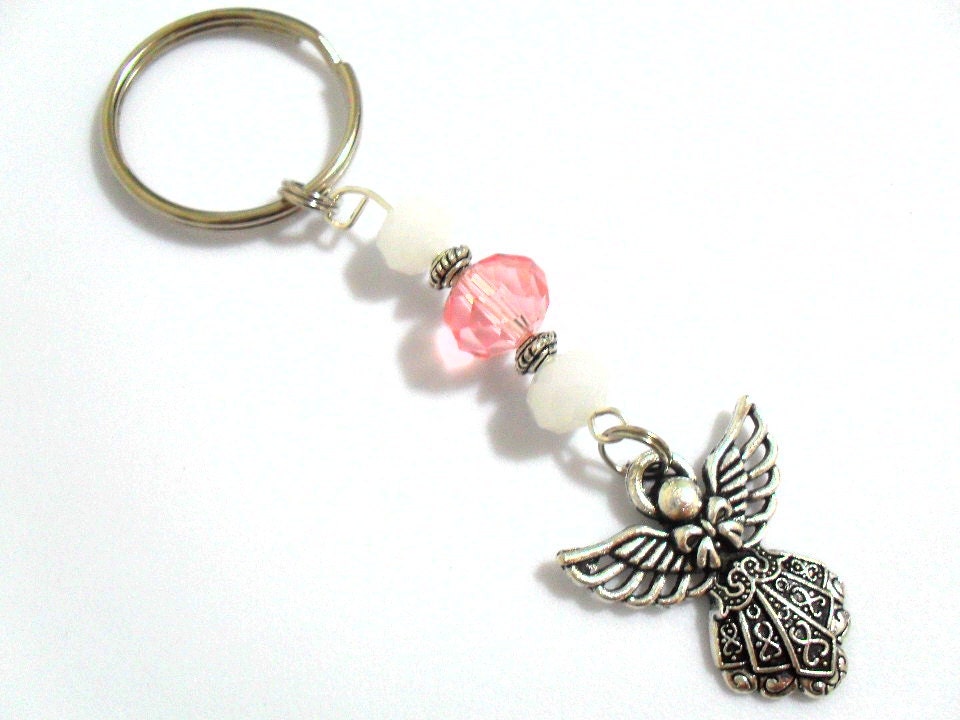 Angel Keychain Guardian Angel Key Protection Car Accessory - Etsy