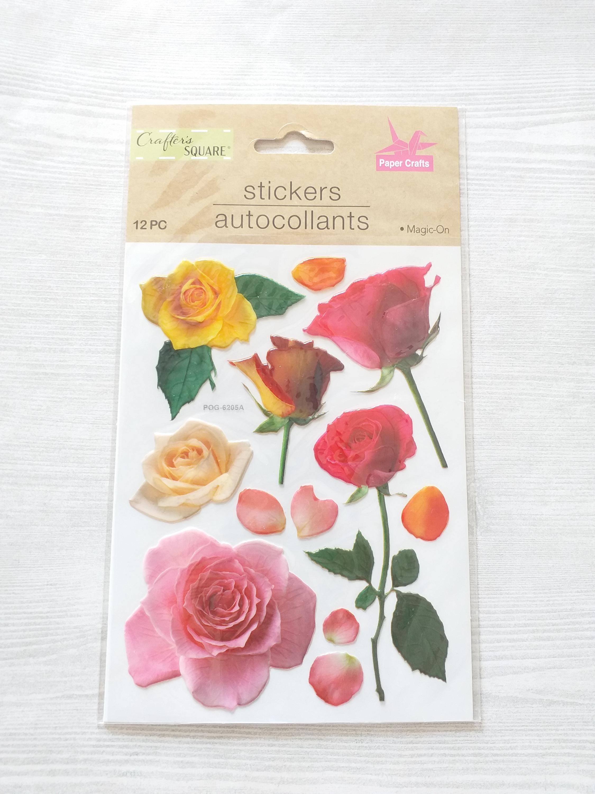 Stickers Bundle, Destash Flowers and Cactus Planner Stickers, Love Kiss ...
