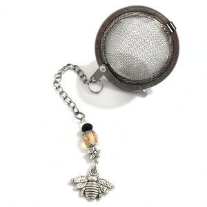 Bee Tea Infuser, Honey Bee Loose Leaf Tea Strainer, Bee Charm Tea ...