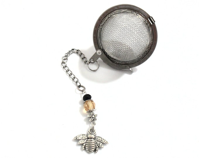 Bee Tea Infuser Honey Bee Loose Leaf Tea Strainer Bee Charm - Etsy