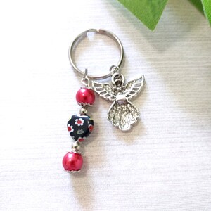 Angel Charm Keychain, Guardian Angel Key Protection Car Accessory ...