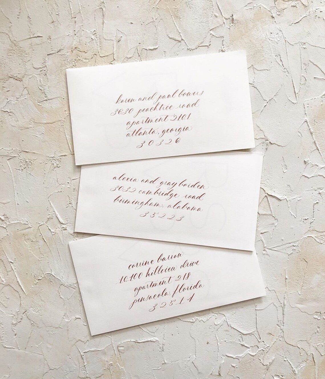 Custom Envelope Calligraphy Modern Script | Etsy