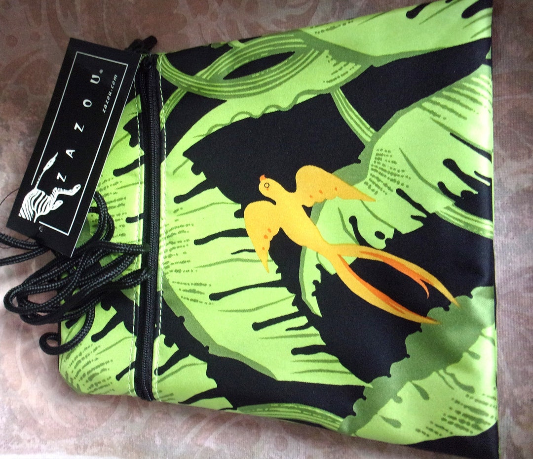 Vintage Zazou Banana Bohemian Sac, Crossbody Bag, Tropical Palms ...