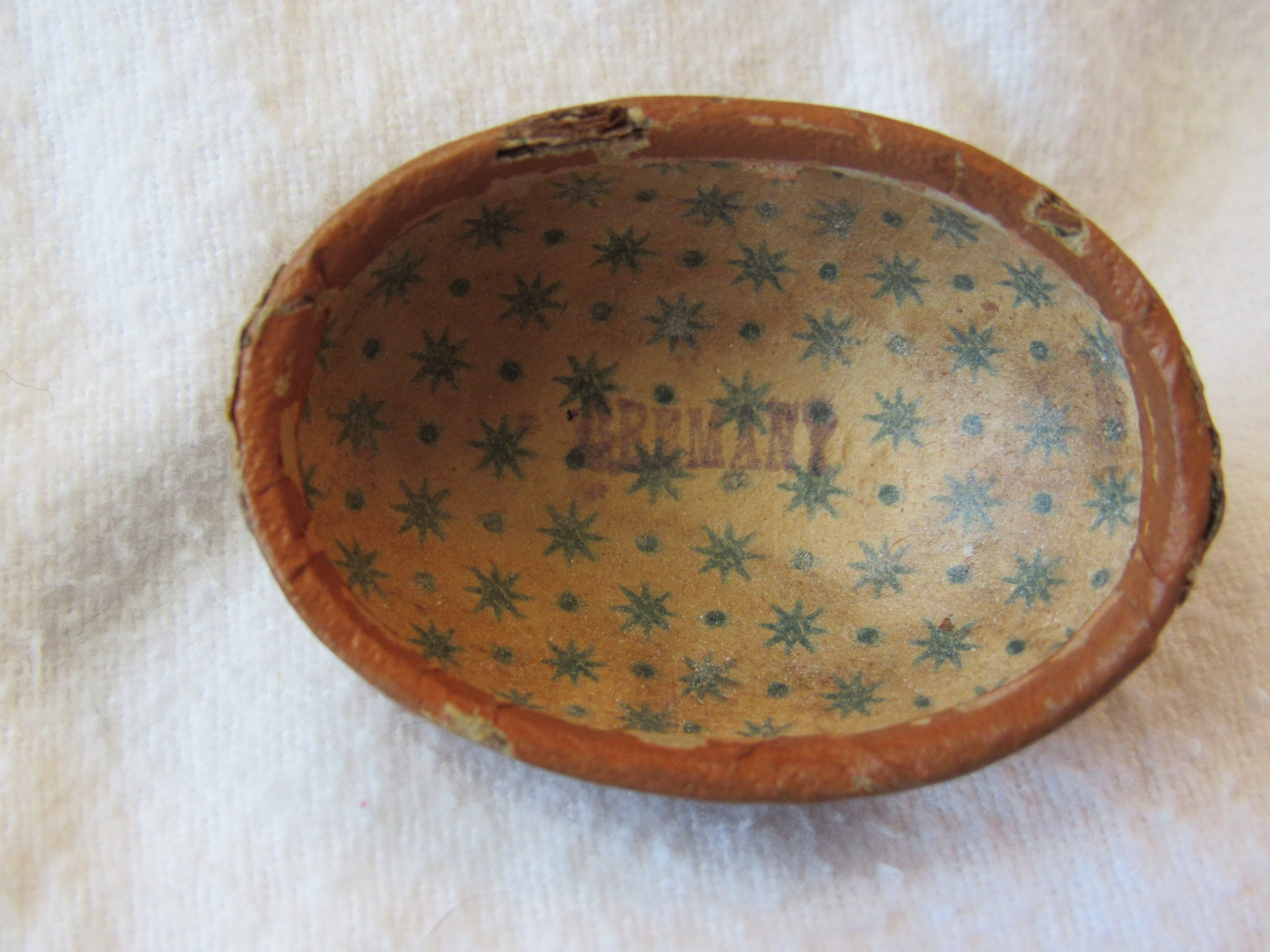 Candy Container, German Paper Mache Football Candy Container Ca 1910-20 ...