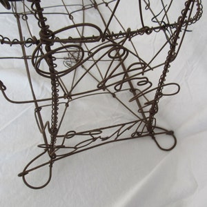 Antique Wire Cradle Bassinet 1898 Hand Crafted - Etsy
