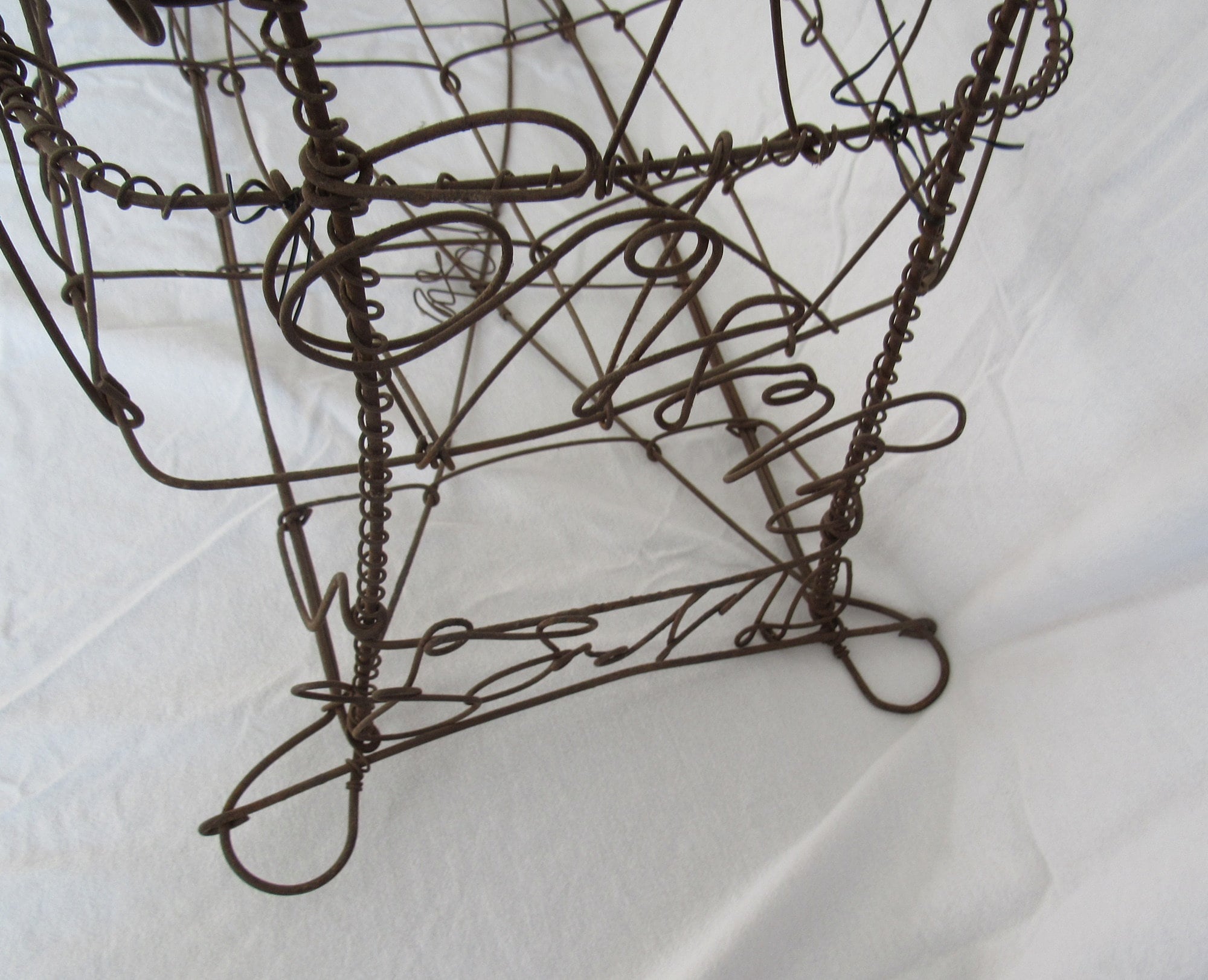 Antique Wire Cradle Bassinet 1898 Hand Crafted - Etsy