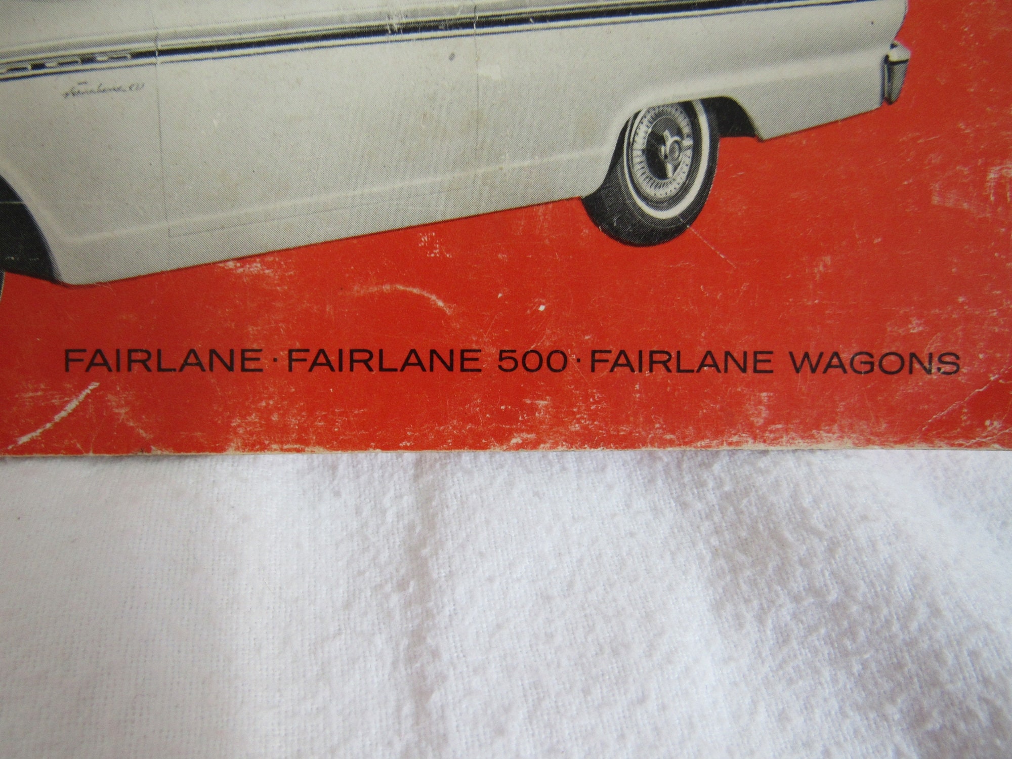 Ford: Fairlane 500 1963 Owner's Manual - Etsy