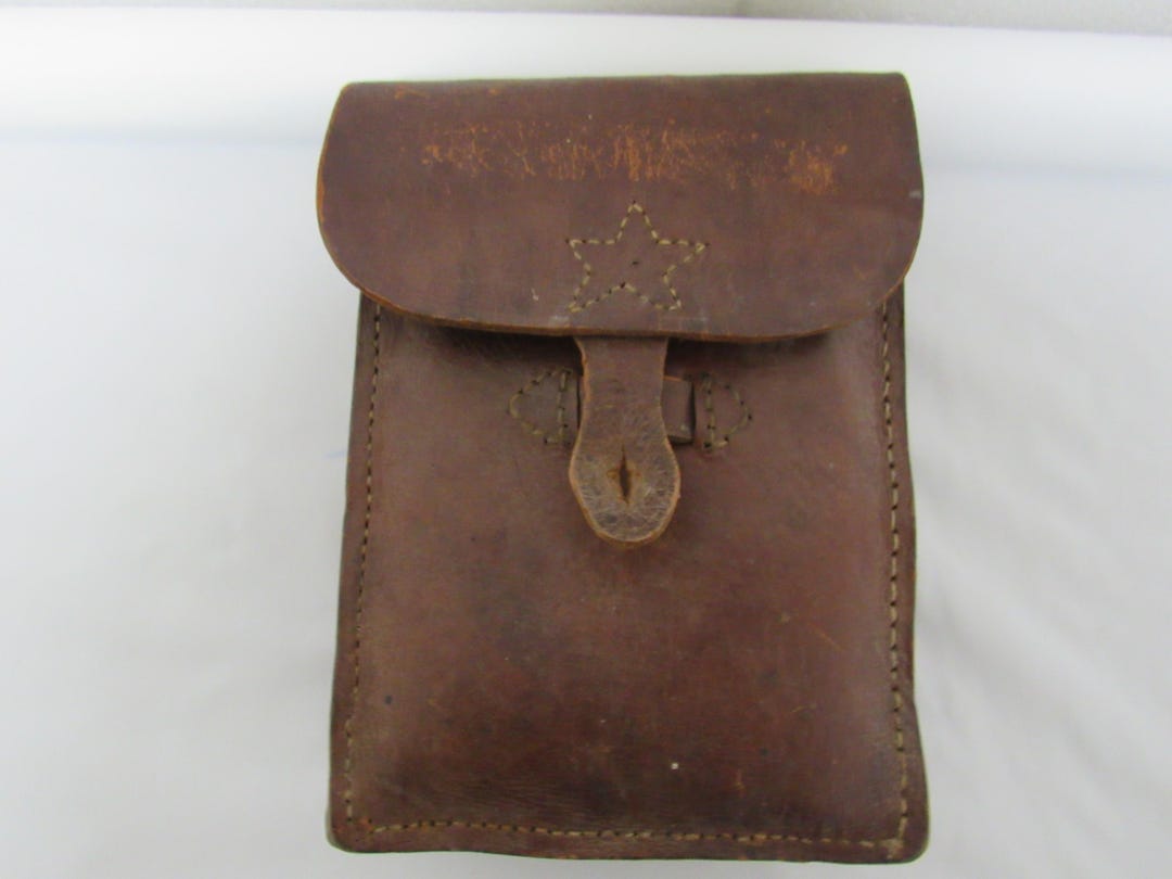 WW2 Officers Leather Pouch Military Bag Map Case Equipment - Etsy