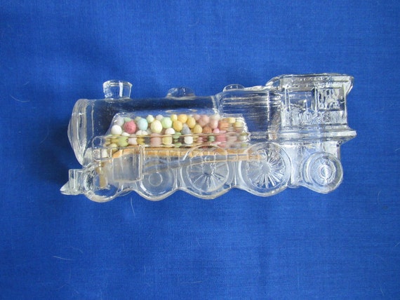 Candy Container Vintage Victory Glass Jeannette PA Miniature - Etsy