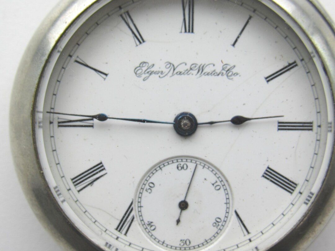 Elgin National Watch Co. Pocket Watch - Etsy