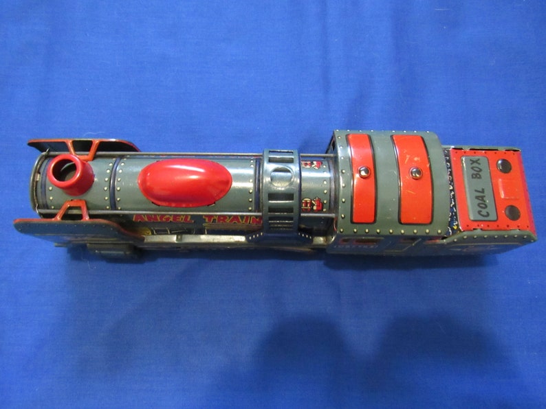 Train Friction Angel Train Locomotive Tin Litho 1950's Japan - Etsy