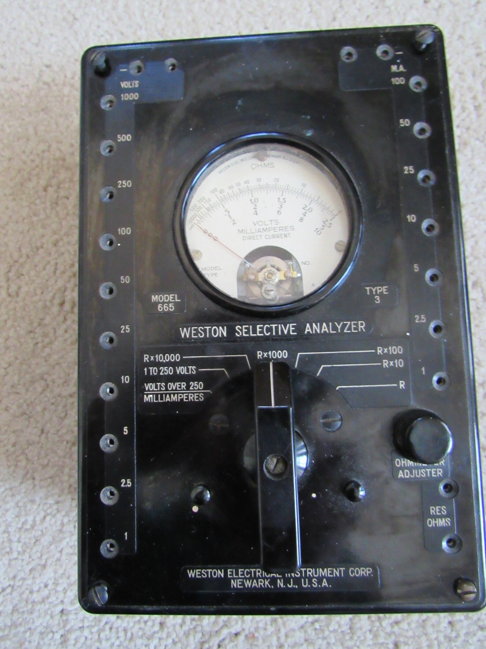 Weston Model 665 & 664 Test Instruments. Original Wood Case - Etsy