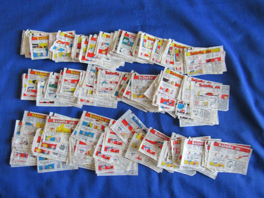 Bazooka Joe and His Gang Bubble Gum Comic Wrapper. Lot of 150 - Etsy