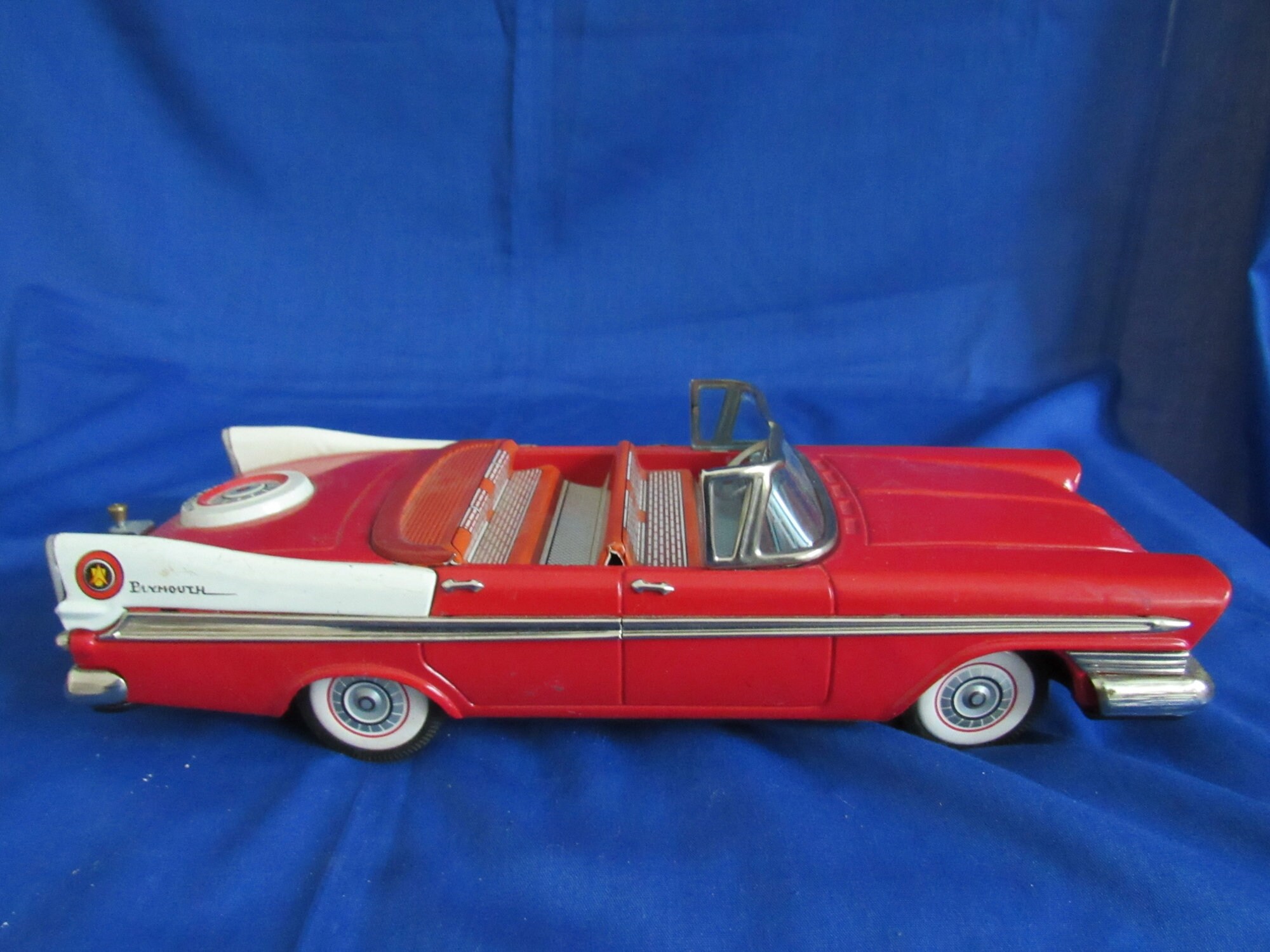 Convertible Plymouth Convertible Friction Toy With Mr. Wish Boat and 2 ...