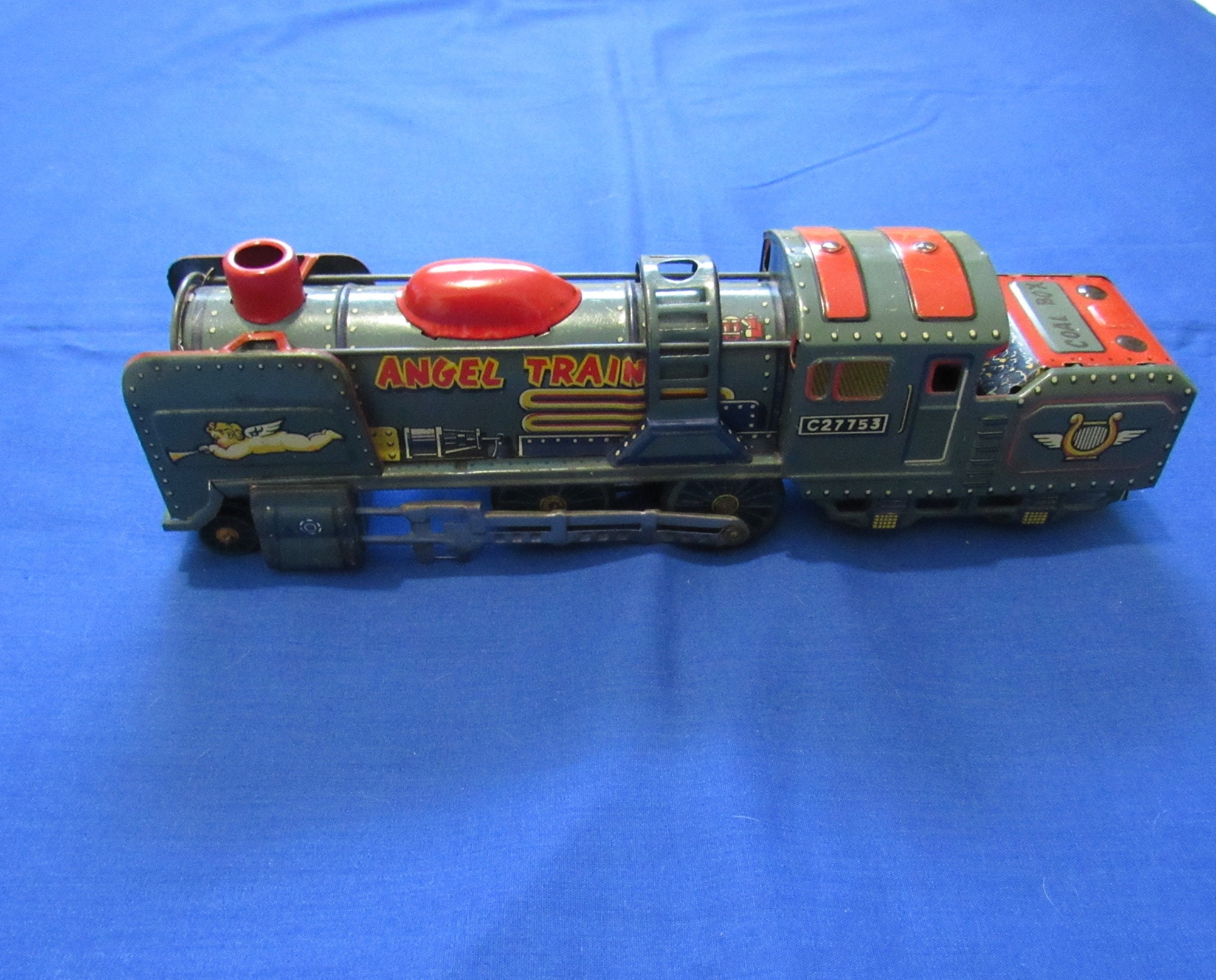 Train Friction Angel Train Locomotive Tin Litho 1950's Japan - Etsy