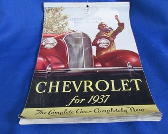 Chevrolet Calendar - Etsy