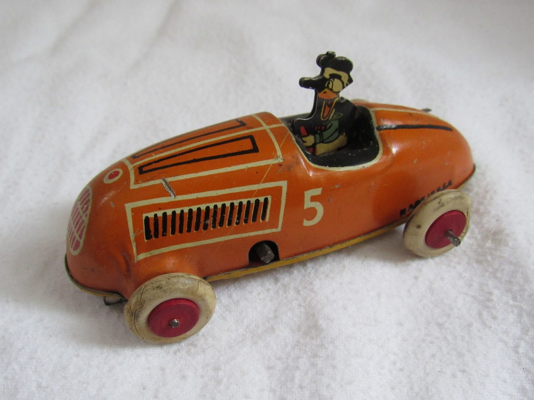 Marx Donald Duck Race Car - Etsy