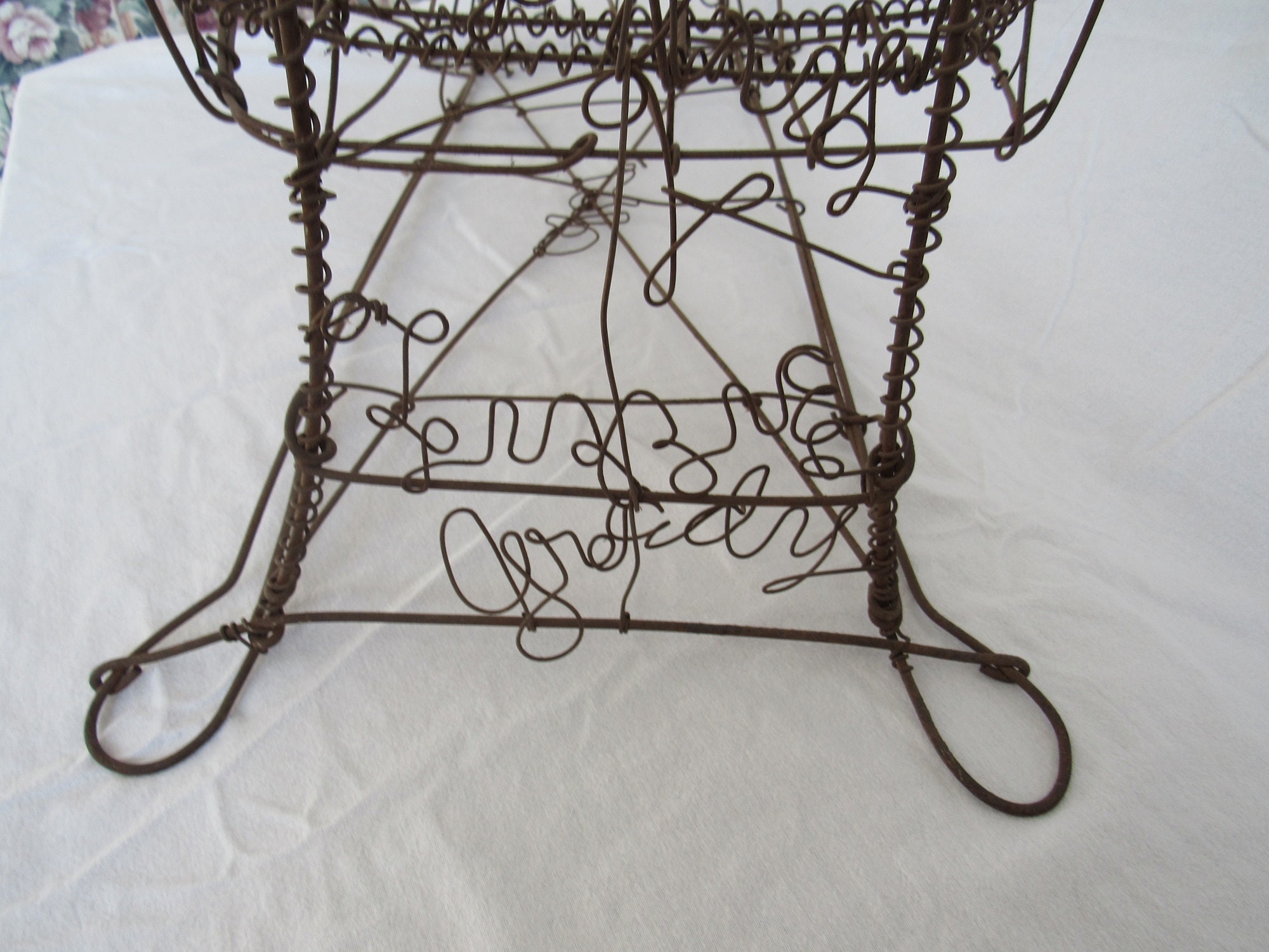 Antique Wire Cradle Bassinet 1898 Hand Crafted - Etsy
