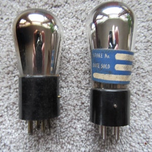 UX-201A RCA Radiotron and a 201A Supper Airline Globe Vacuum Tubes #7 ...