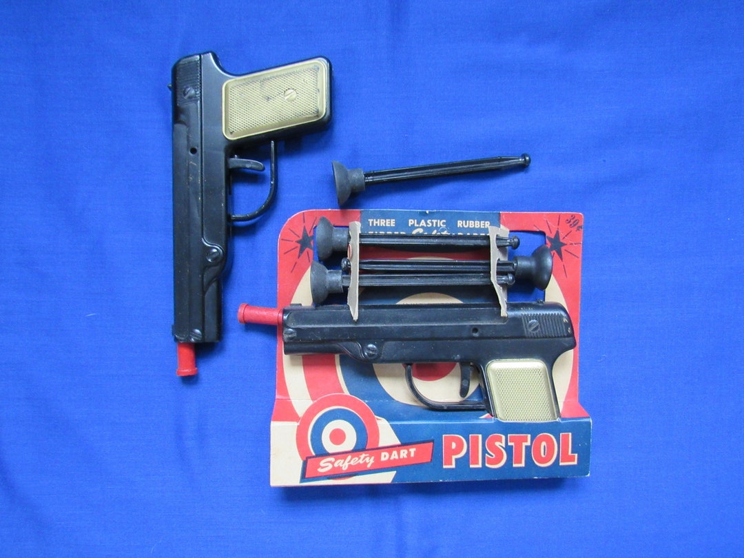 Gun Knickerbocker Dart Target Toy Gun Set - Etsy