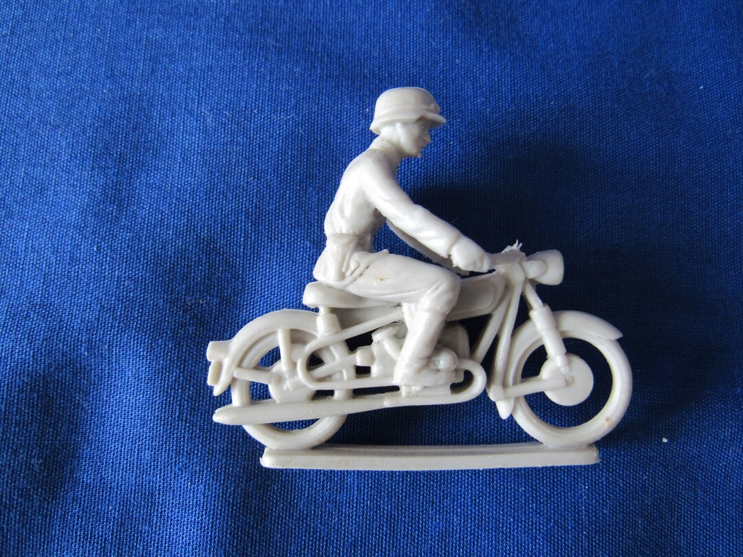 Marx Battleground Light Gray Motorcycle 1960-70s - Etsy