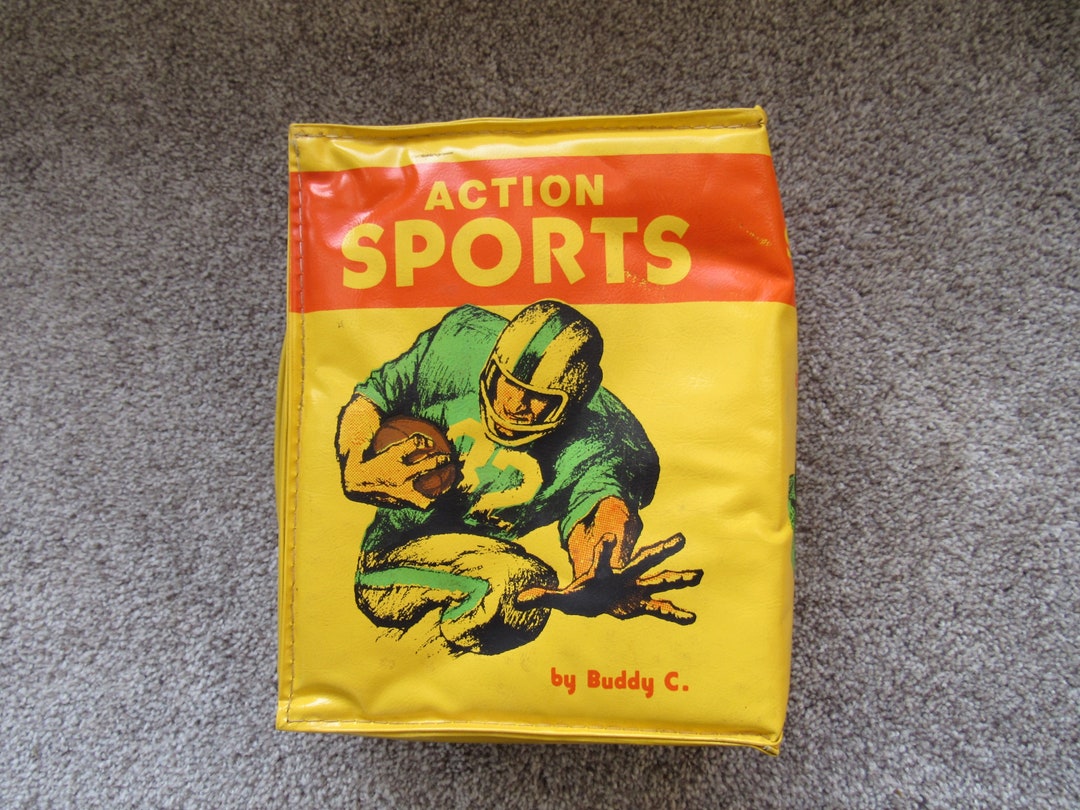 Vinyl Lunch Box Soft Side Dart Industries Action Sports Buddy C. 1974 ...