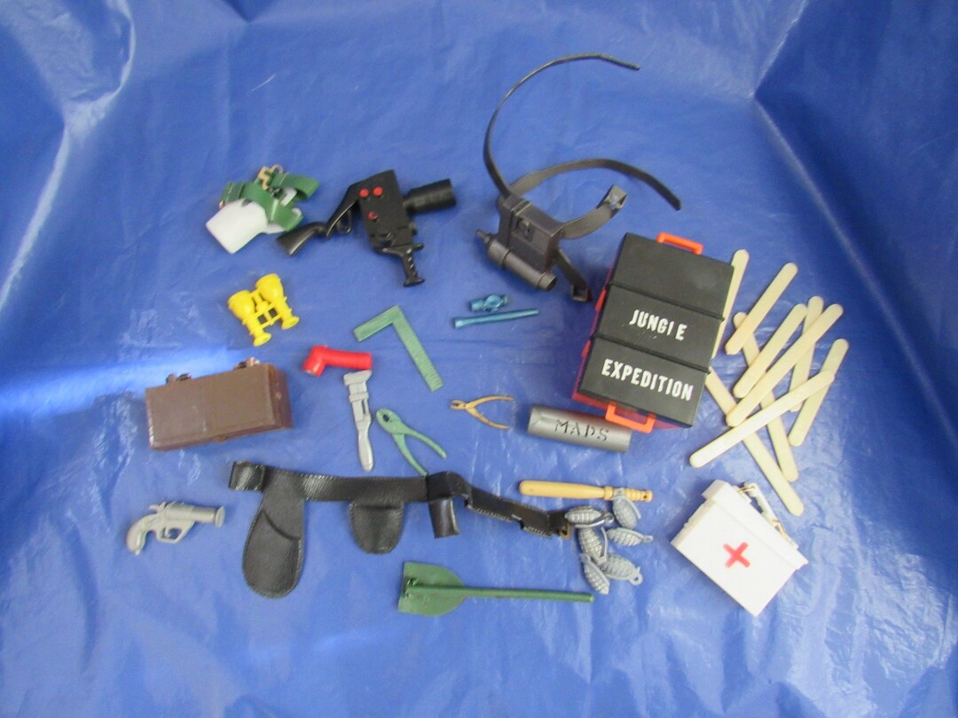 G I Joe 1964 Accessories. Canteen Tool Box and Tools Tool - Etsy