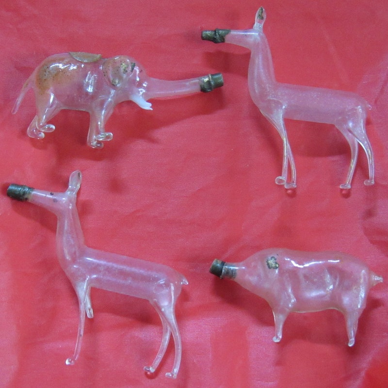 Blown Glass Animals - Etsy