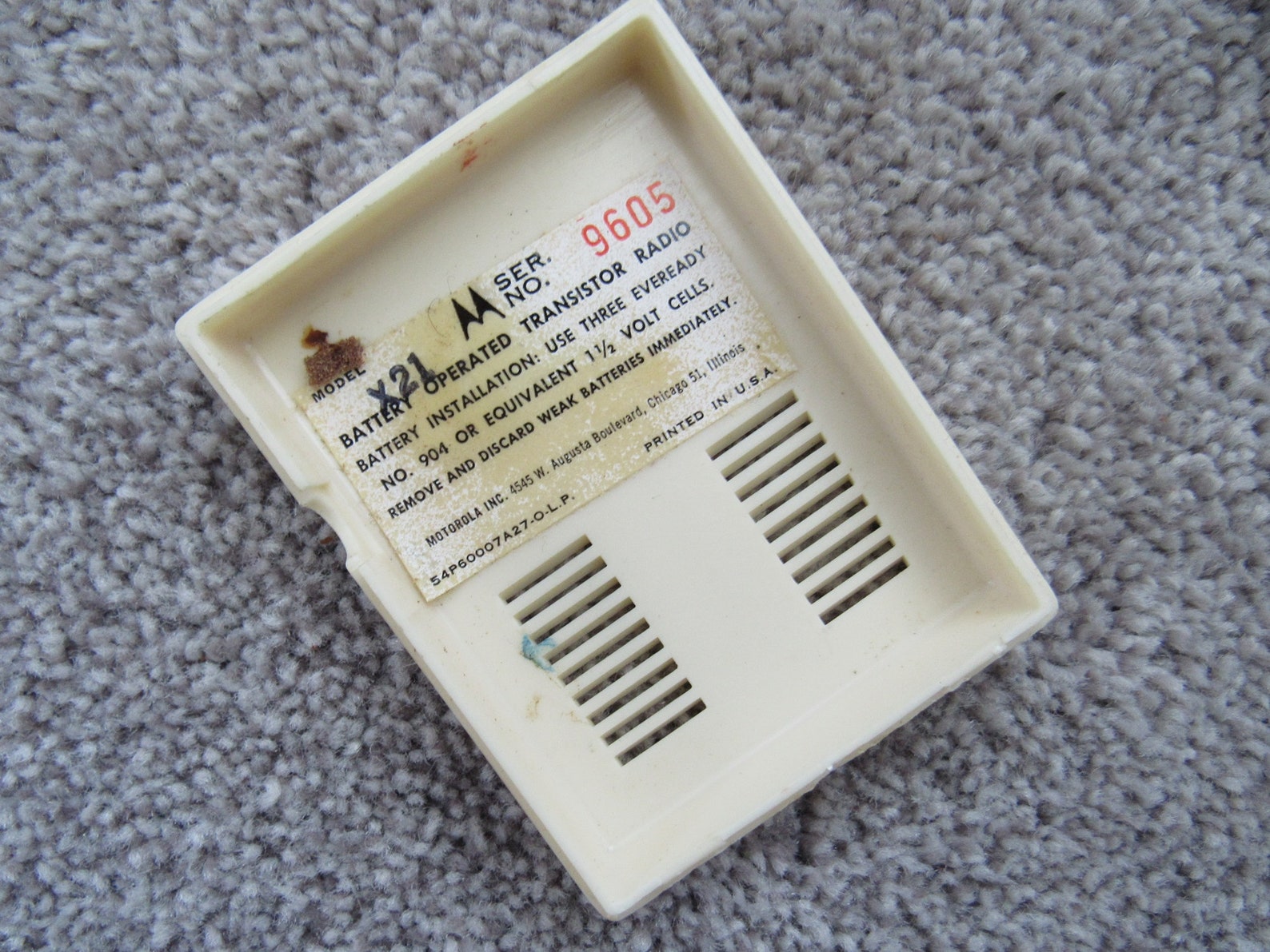 Motorola Model X21 Six Transistor Radio Strong Volume. Radio 14 - Etsy